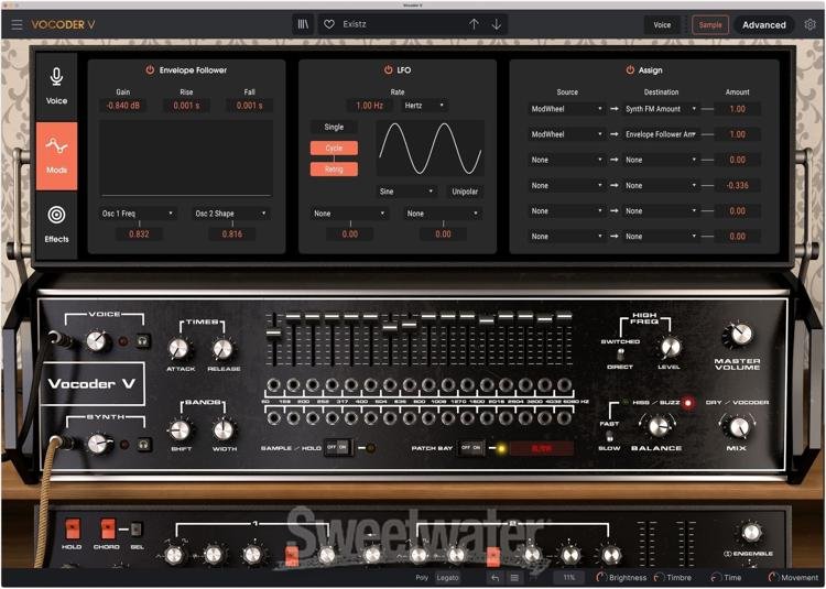 Arturia Vocoder V Software Instrument | Sweetwater