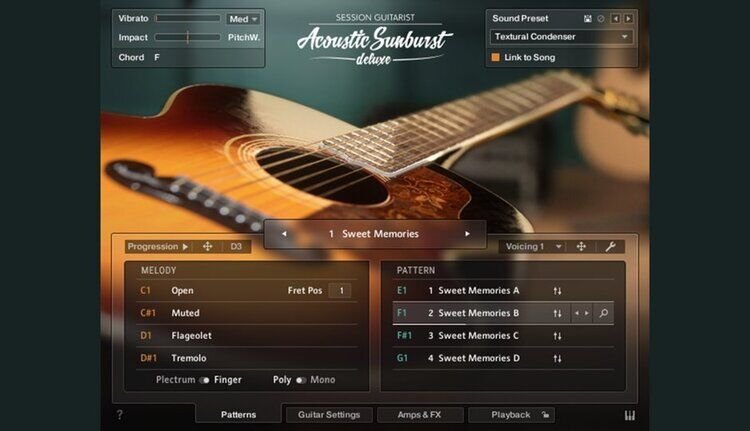 Native Instruments Session Guitarist - Acoustic Sunburst Deluxe Library | Sweetwater