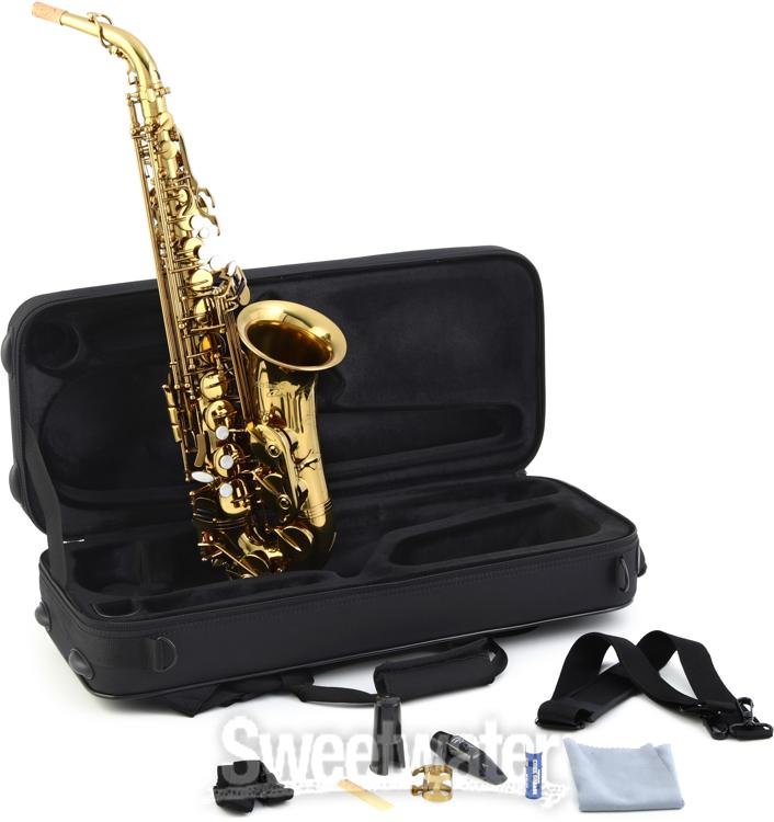 BetterSax Student Alto Saxophone - Dark Gold Lacquer | Sweetwater