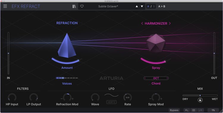 Arturia Efx Refract Unision Effect Plug-in | Sweetwater