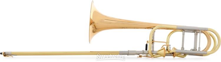 XO 1240RL-T Bass Trombone with Red Brass Bell - Clear Lacquer | Sweetwater