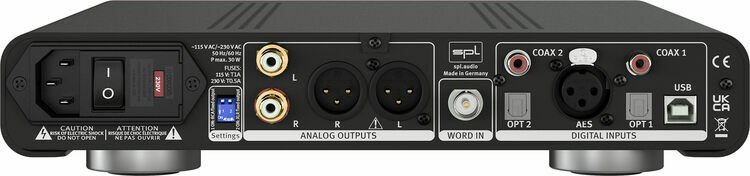 SPL Diamond DA Converter and Preamplifier - Red | Sweetwater