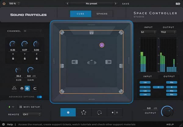Sound Particles Space Controller Standard Plug-in | Sweetwater