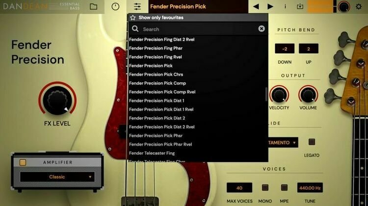 Tracktion Dan Dean Essential Bass Virtual Instrument Collection ...