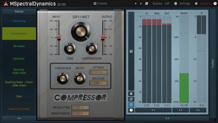 MeldaProduction MSpectralDynamicsLE Spectral Processing Plug-in | Sweetwater
