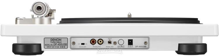Denon DP-450USB Premium Belt-drive Hi-fi Turntable with USB - White ...