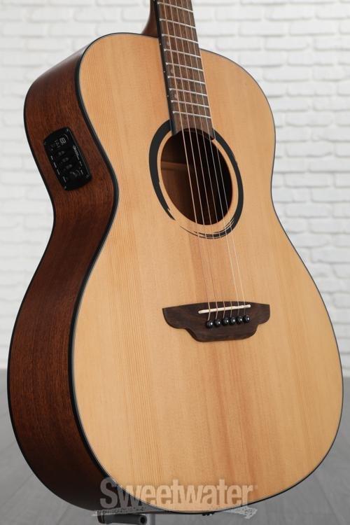Luna Wabi Sabi Folk Solid Top Acoustic-electric Guitar - Satin Natural | Sweetwater