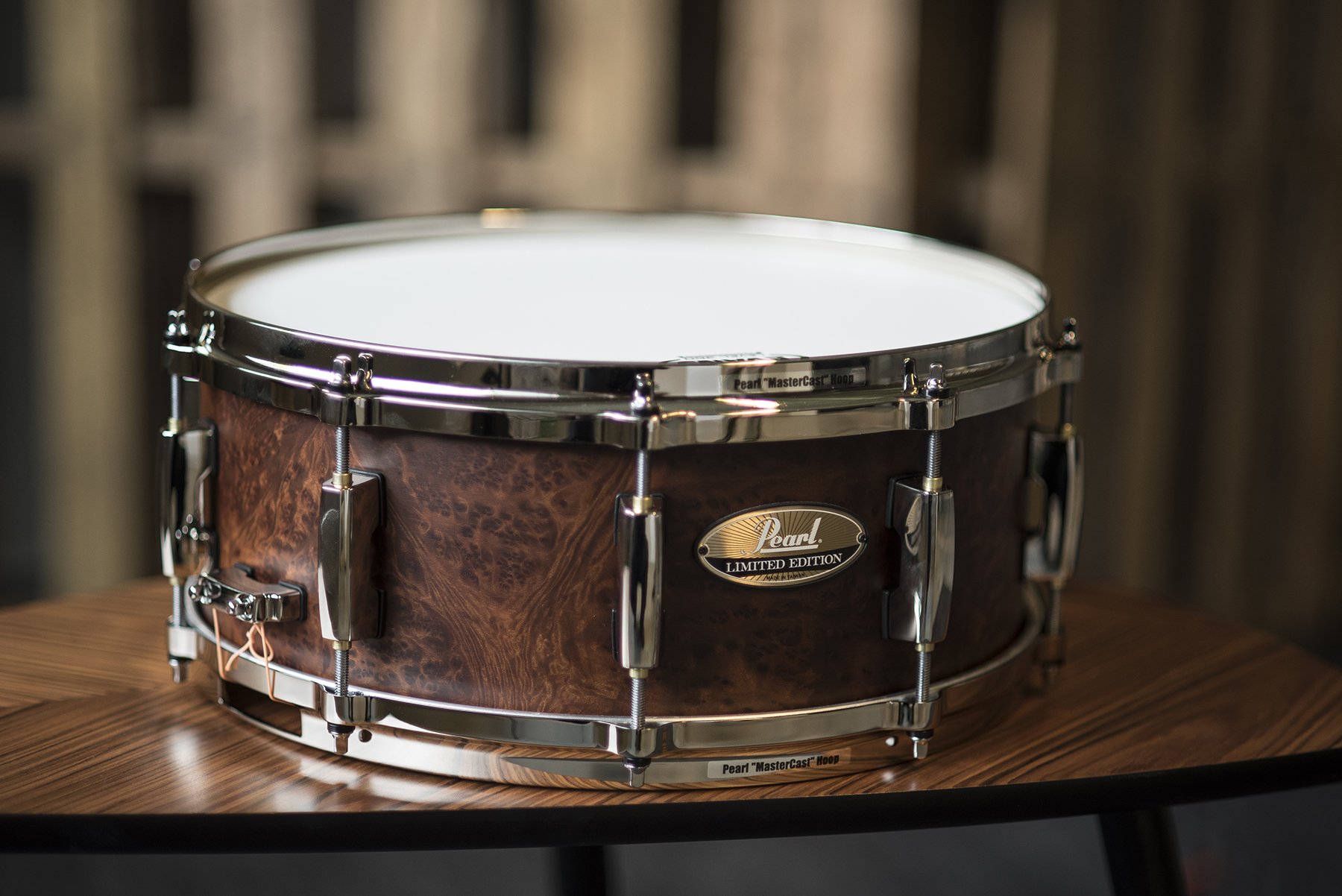 Pearl Limited Edition Mappa Burl/Maple Snare Drum - 14"x5.5" - Natural ...