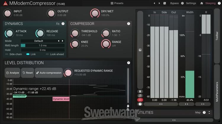 MeldaProduction MModernCompressor Dynamics Plug-in | Sweetwater