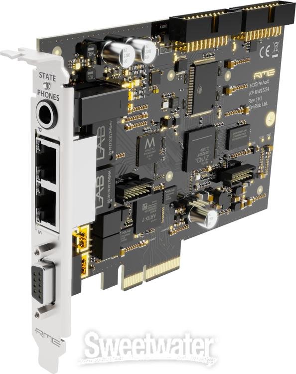 RME HDSPe AoX-D 512-channel PCIe Card with Dante & MADI | Sweetwater
