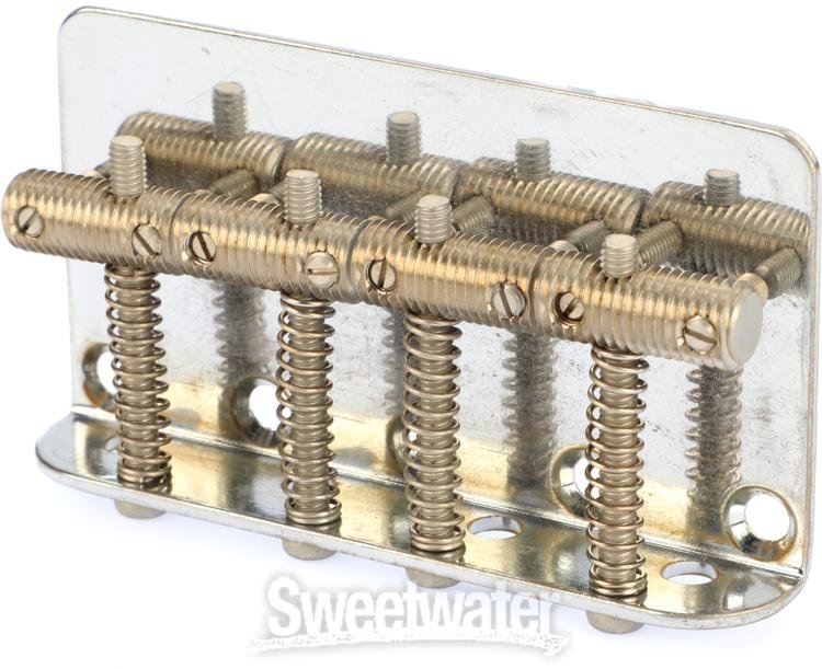 Gotoh VTB-4 Bass Bridge - Aged Chrome | Sweetwater