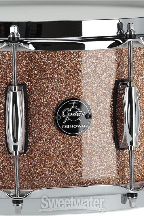 Gretsch Drums Renown Series Snare Drum - 6.5 inches x 14 inches, Champagne Sparkle | Sweetwater