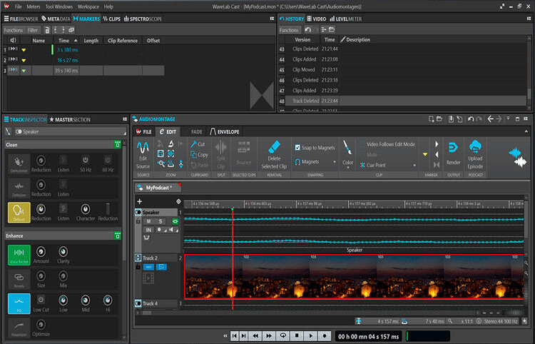Steinberg WaveLab Cast 2 Podcast Creation Software | Sweetwater