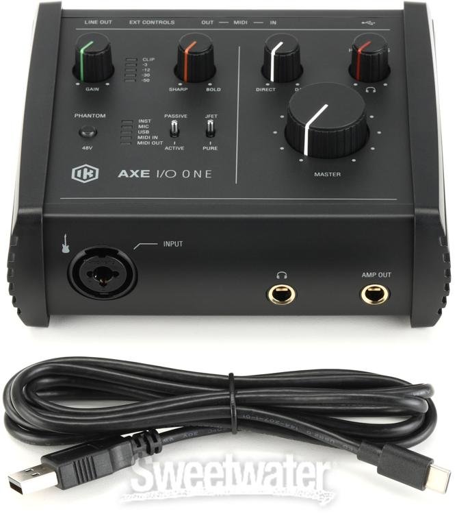 IK Multimedia AXE I/O ONE USB Guitar Audio Interface | Sweetwater