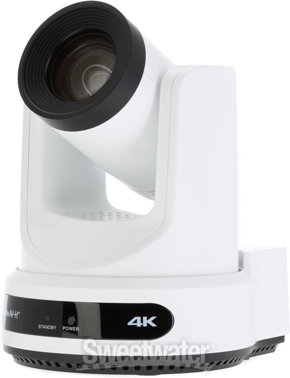 PTZOptics Link 4K 20x Optical Zoom PTZ Camera - White | Sweetwater
