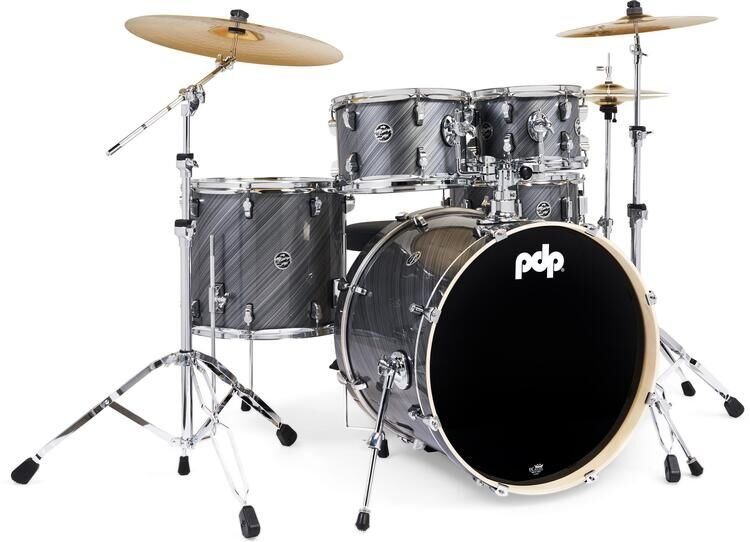 PDP Mainstage 5-piece Complete Drum Set - Twisted Graphite | Sweetwater
