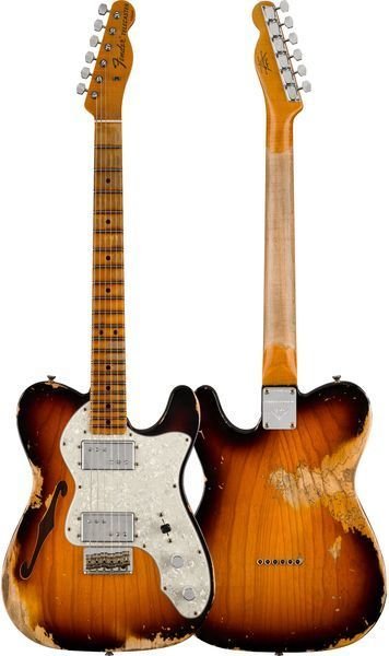 Fender Custom Shop Limited Edition '72 Telecaster Thinline Maple Heavy ...