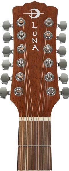 Luna Heartsong, 12-String Acoustic-Electric Guitar - Satin Natural ...
