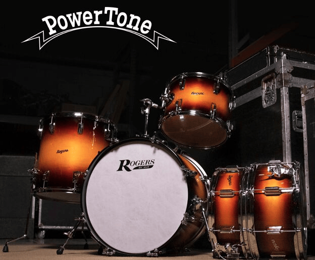 Rogers Drums PowerTone 3-piece Shell Pack - Sunburst Lacquer | Sweetwater