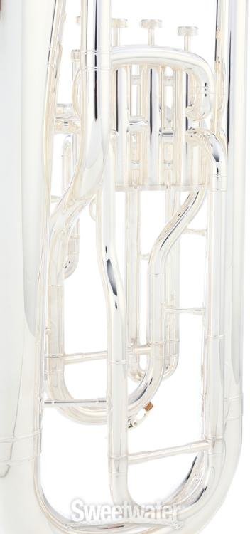 Yamaha YEP-321S 4-valve Intermediate Euphonium - Silver-plated | Sweetwater