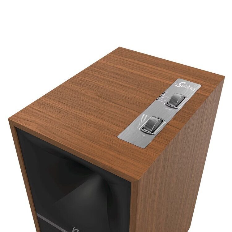 Klipsch The Sevens Powered Speaker Stereo System - Walnut | Sweetwater