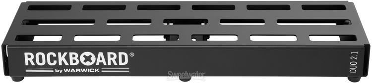 RockBoard by Warwick Duo 2.1 Pedalboard with Flight Case | Sweetwater