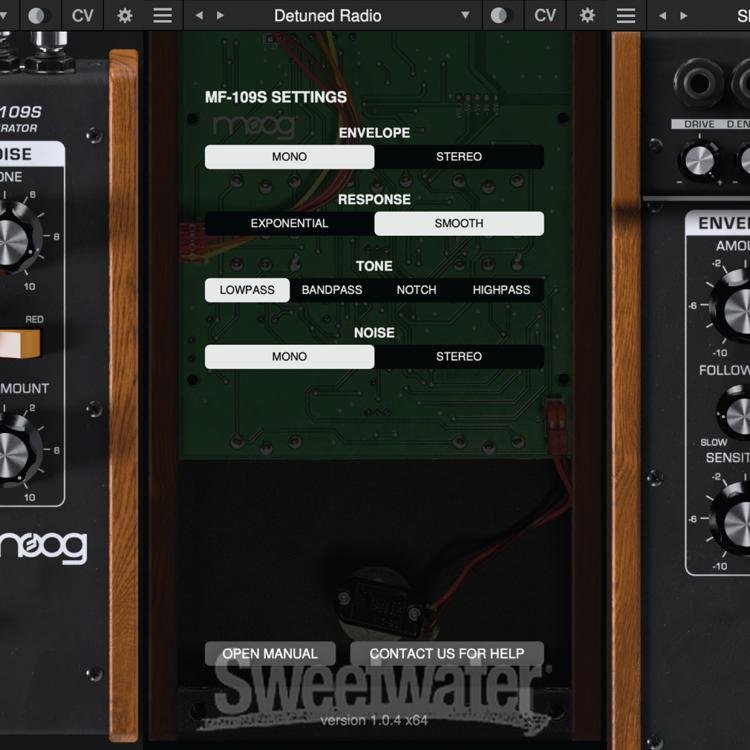 Moog MF-109S Saturator Plug-in | Sweetwater