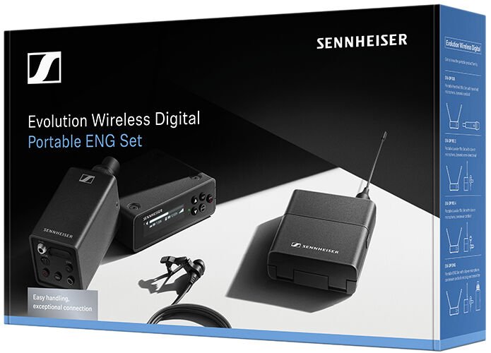 Sennheiser EW-DP ENG Wireless Lavalier Microphone System - R4-9 Band ...