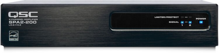 QSC SPA2-200 200W 2-channel 70V Power Amplifier | Sweetwater