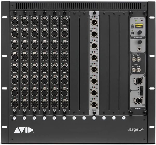 Avid VENUE Stage 64 I/O 48 x 8 Rack | Sweetwater