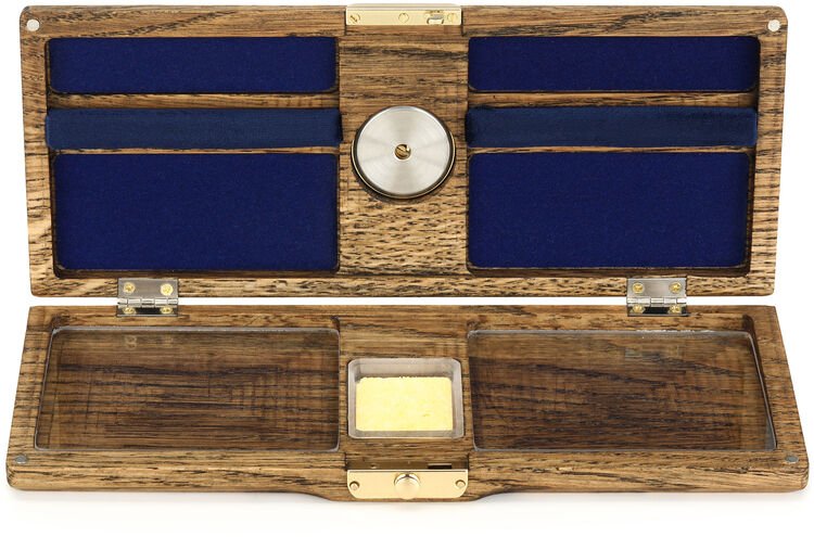 Reediano Bb Clarinet and Alto Saxophone Reed Case - Dark Oak, 12 Reeds ...
