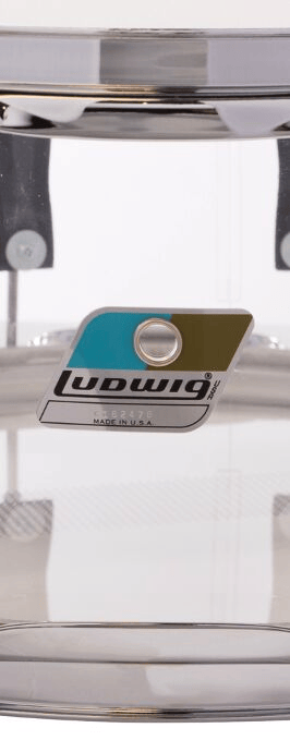 Ludwig Vistalite Zep 4-piece Shell Pack - Clear | Sweetwater