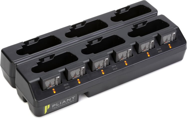 Pliant Technologies 6+6 Drop-in Radiopack and Battery Charger with 6 ...