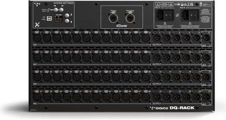 DiGiCo DQ-Rack Dante I/O | Sweetwater