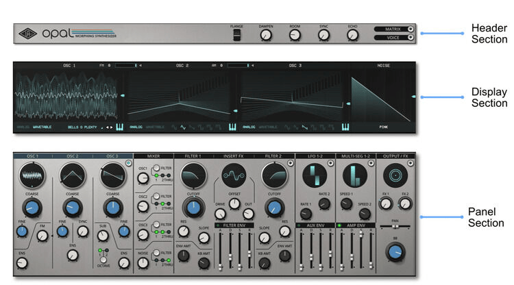 Universal Audio Opal Morphing Synthesizer Plug-in | Sweetwater