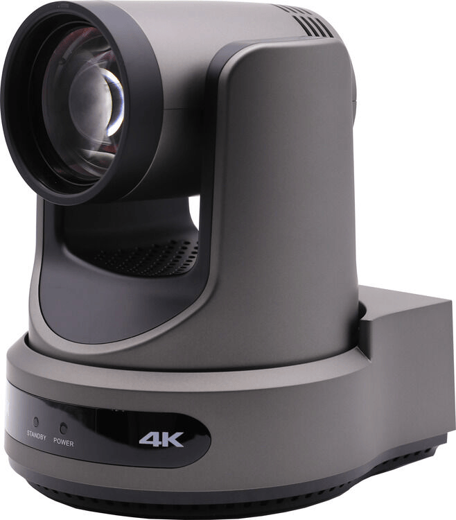 PTZOptics Move 4K 12x Optical Zoom PTZ Camera - Grey | Sweetwater