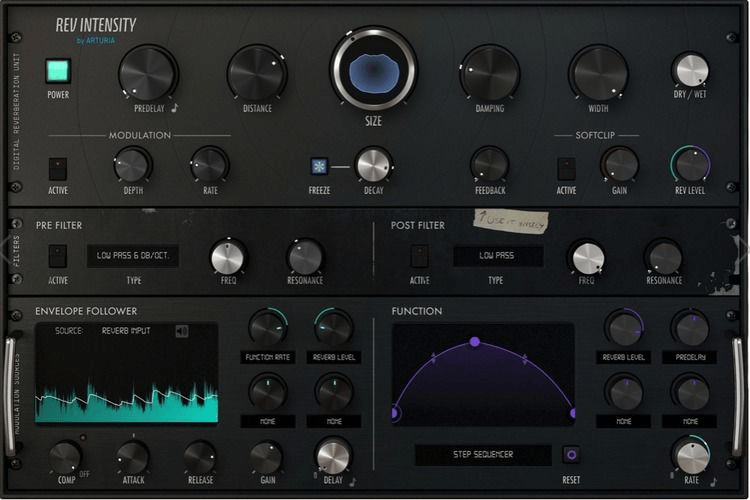 Arturia Intensity Reverb Plug-in | Sweetwater