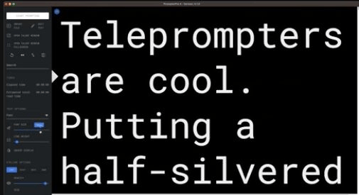 Ikan PrompterPro 4 Teleprompting Software | Sweetwater
