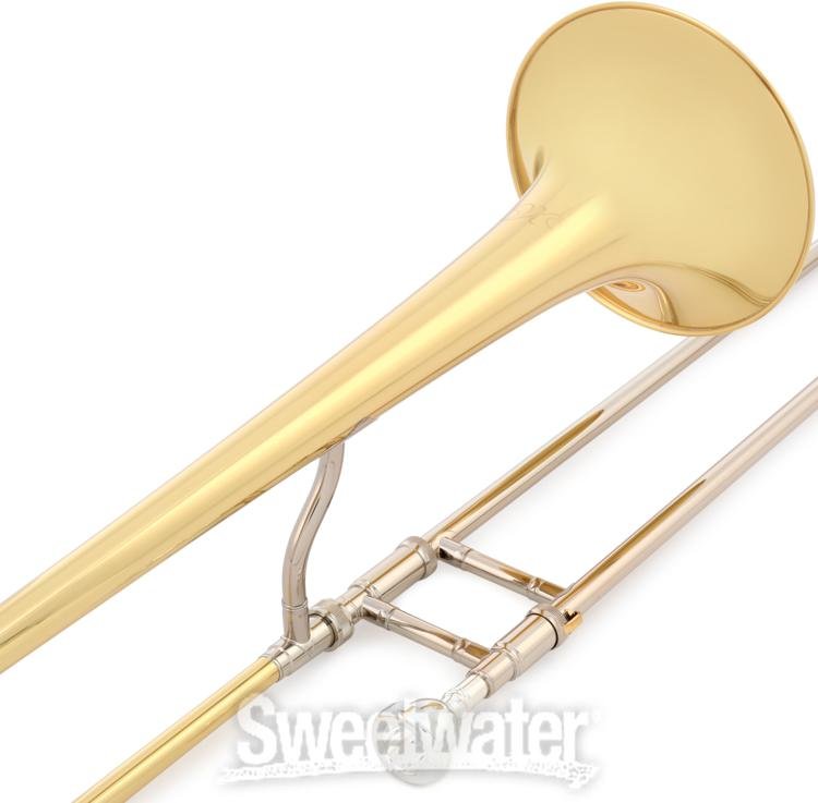 XO 1632RGL-LT Professional Tenor Trombone - Gold Lacquer | Sweetwater