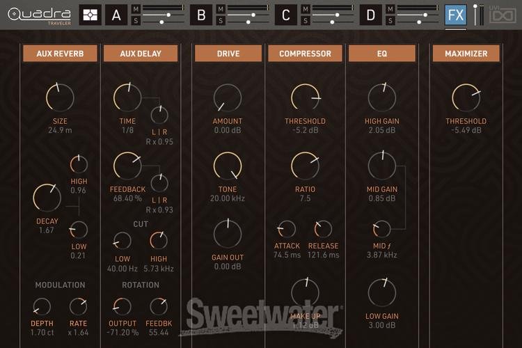 UVI Quadra Traveler Multi-instrument and Sequencer Software | Sweetwater