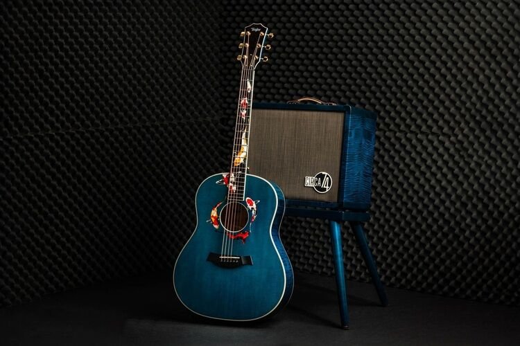 Taylor 2025 Catch Custom #41 Koi C17e Acoustic-electric Guitar and Circa 74 Amp Bundle - Living ...