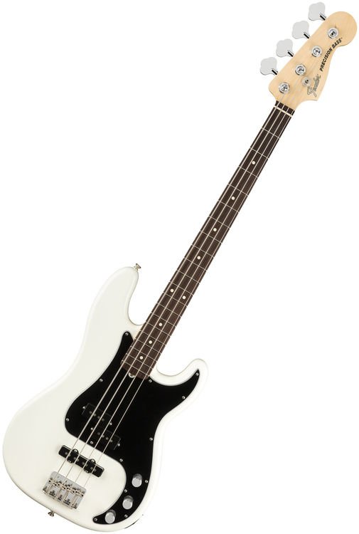Fender American Performer Precision Bass - Arctic White with Rosewood ...