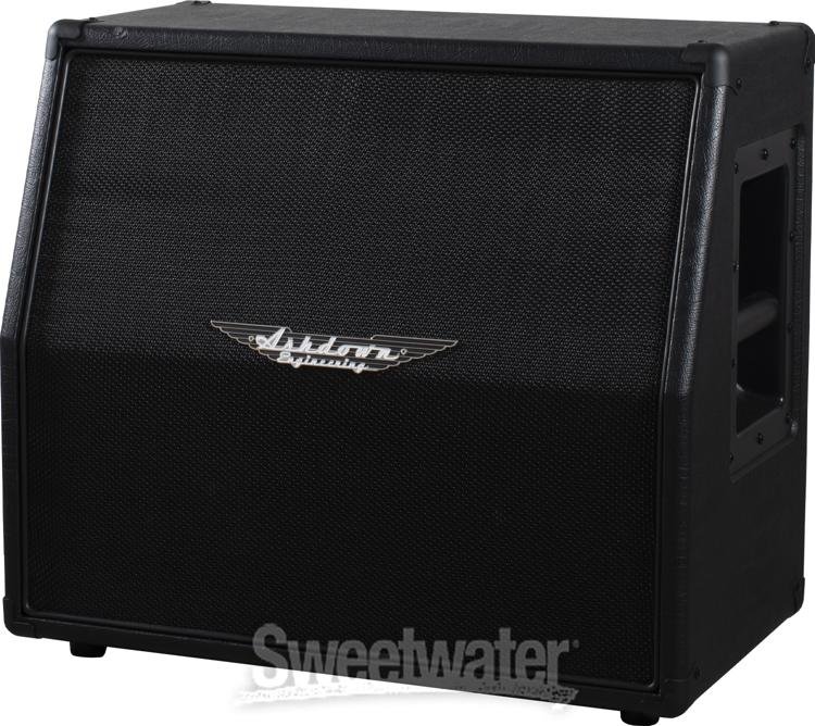 Ashdown SX-112A 1 x 12-inch Angled Guitar Cabinet - Black Tolex/Black Grille | Sweetwater
