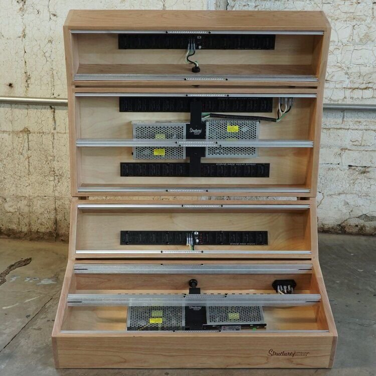 Pittsburgh Modular Structure 744 Eurorack Case with Power Supply ...