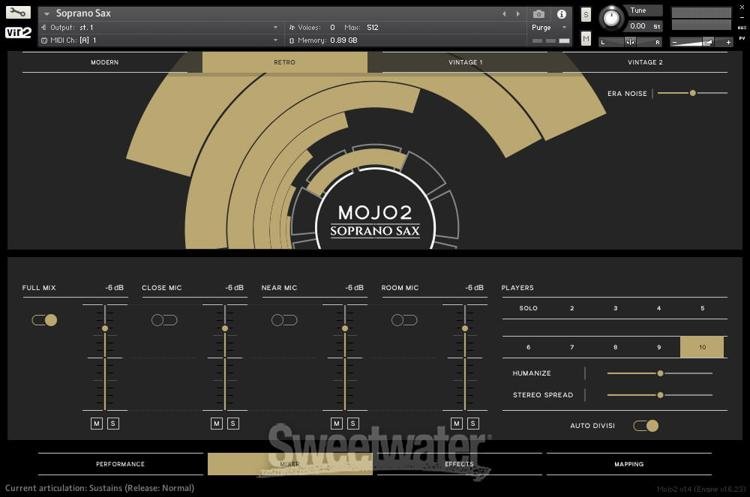 Vir2 MOJO 2 Soprano Saxophone Virtual Instrument Software | Sweetwater