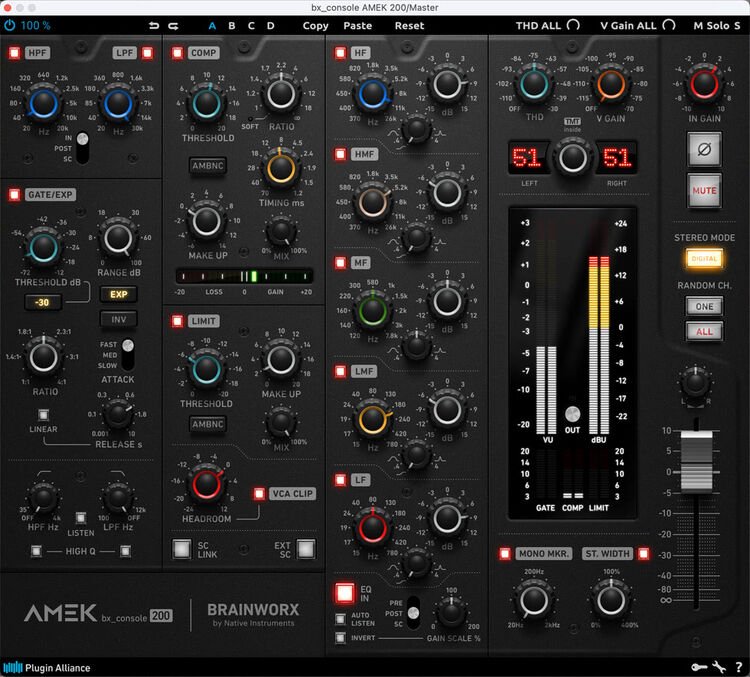 Brainworx bx_console AMEK 200 Plug-in | Sweetwater
