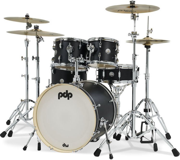PDP Spectrum Series 5-piece Shell Pack - 20" Kick - Black | Sweetwater