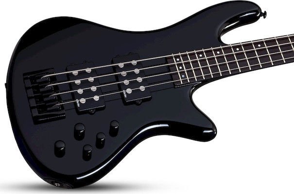 Schecter Stiletto Stage-4 - Gloss Black | Sweetwater