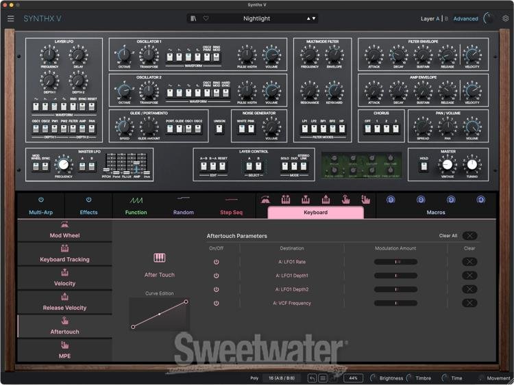 Arturia Synthx V Analog Synthesizer Plug-in | Sweetwater