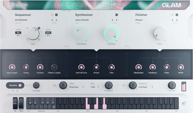 UJAM Usynth Glam Software Synthesizer | Sweetwater